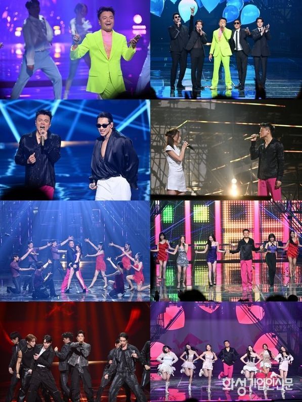 '딴따라 JYP', 박진영 데뷔 30주년 god∙비∙원더걸스∙2PM∙트와이스 총출동! "역대급 스케일의 레전드 무대 펼쳤다."